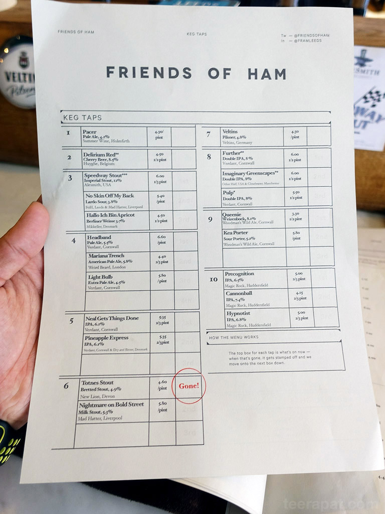 Friends of Ham จิบคราฟท์เบียร์แกล้มชีสและแฮม เมือง Leeds – ประเทศอังกฤษ ...