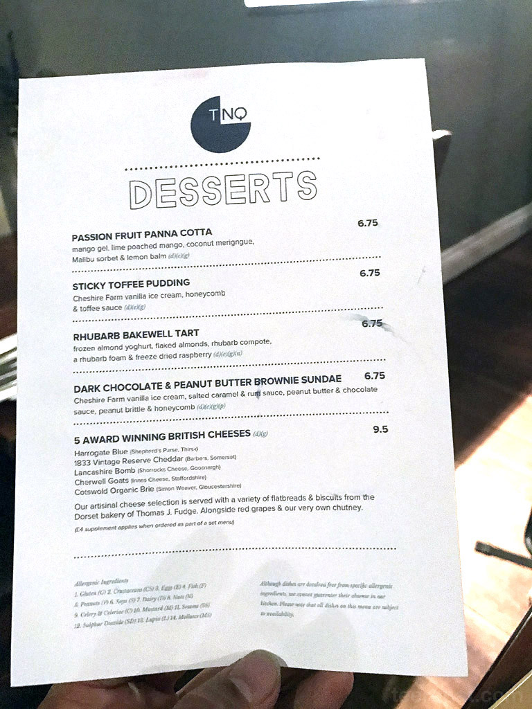 TNQ – The Northern Quarter Restaurant & Bar Manchester – ประเทศอังกฤษ ...