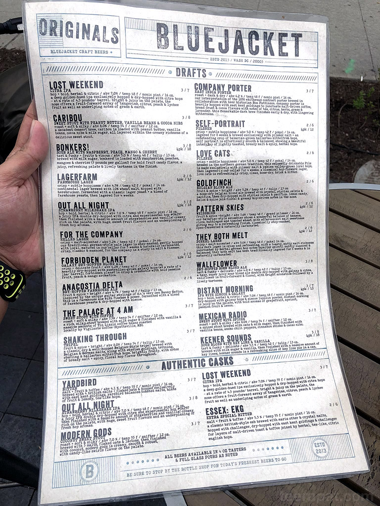 Bluejacket ทานอาหารแกล้มคราฟท์เบียร์ในโรงสวยงาม – Washington DC ...